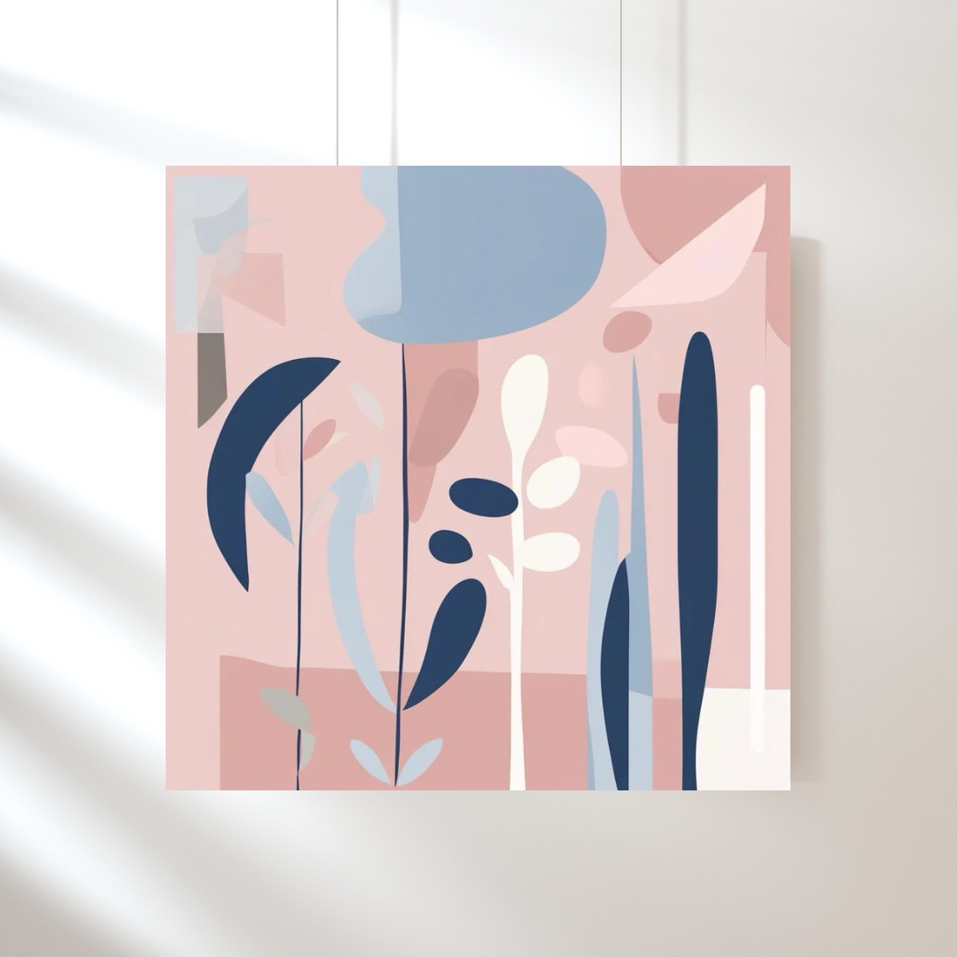 Pastel Serenity Pastel Digital Art Print, Pastel Abstract Wall Art ...
