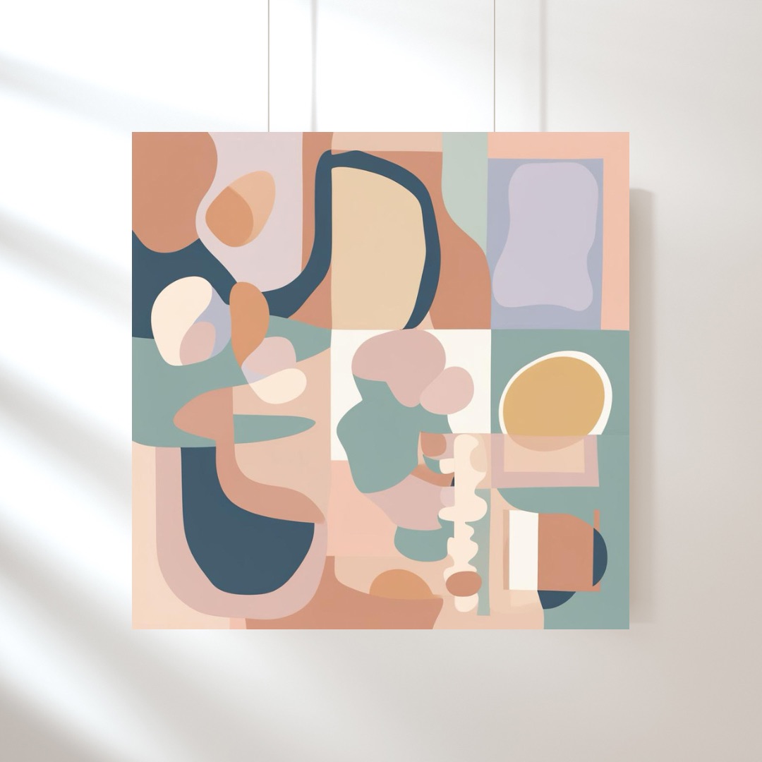 Whispers Of Serenity Digital Art Print, Abstract Printable Wall Art ...