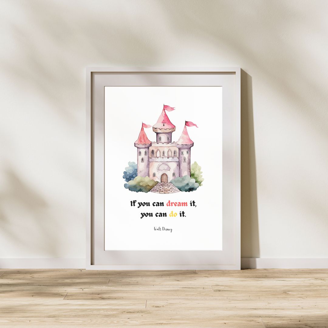 If You Can Dream It, You Can Do It Quote Wall Art, Nursery Wall Art ...